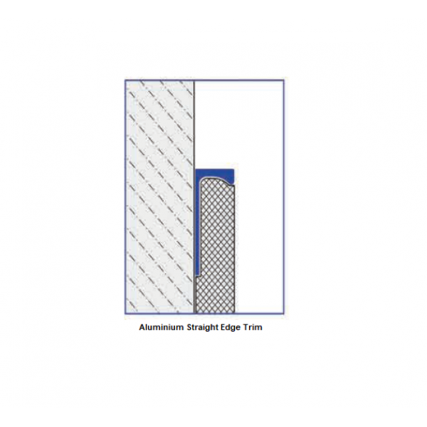 2.5 Lm Aluminium Trims at 6 mm height